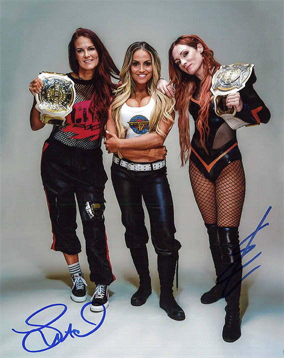 *Tri Signed* Stratus|Lita|Lynch Full Pose 8x10 Promo (JSA) – Highspots ...